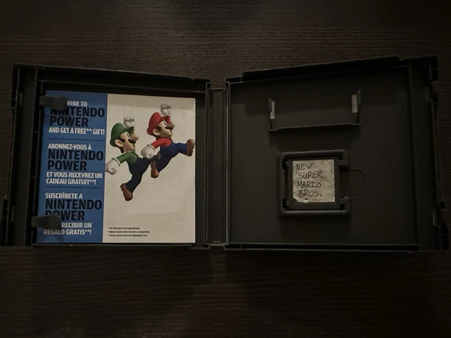 NEW SUPER MARIO Bros. (Nintendo DS, 2006) Damage To Cartridge Sticker ...