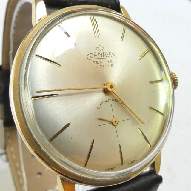 OROLOGIO VINTAGE CORNAVIN GENEVE dalla SVIZZERA degli anni '60 ...