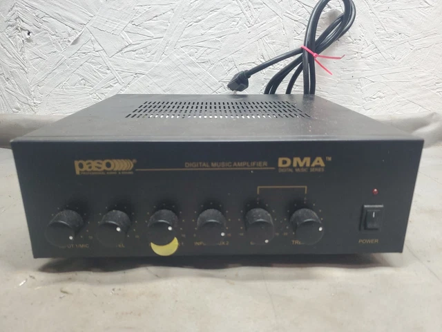 PASO MUZAK DMA2120 Black 120W 110V 60Hz Digital Music Amplifier $69.00 ...