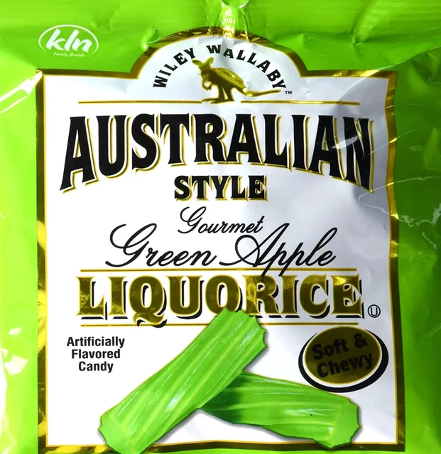 GREEN APPLE WILEY Wallaby Licorice 3 LB Bulk Candy $36.99 - PicClick CA