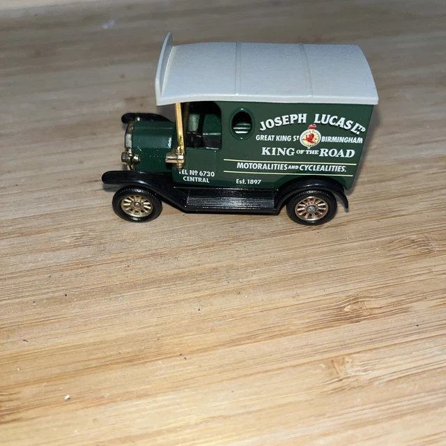 LLEDO DAYS GONE FORD MODEL T DIECAST VAN JOSEPH LUCAS LTD D8 6-8-33 ...