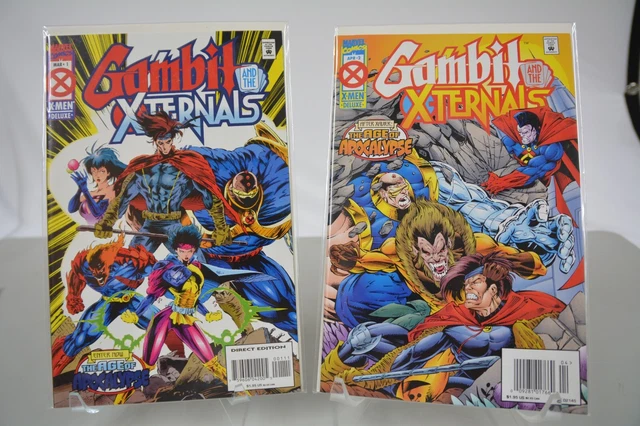 GAMBIT AND THE Xternals 1-4 Complete Set Age of Apocalypse 1995 NICEB&B ...
