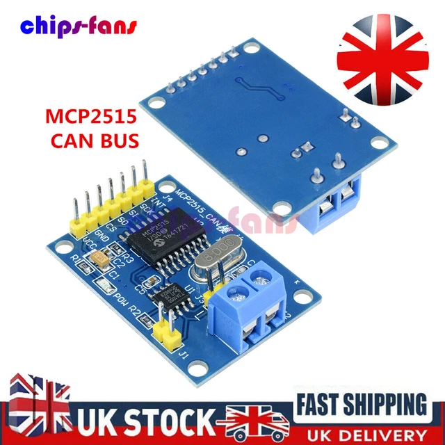 1-10PIECE MCP2515 CAN Bus Module TJA1050 Receiver SPI Module For Arduino UK £4.99 - PicClick UK