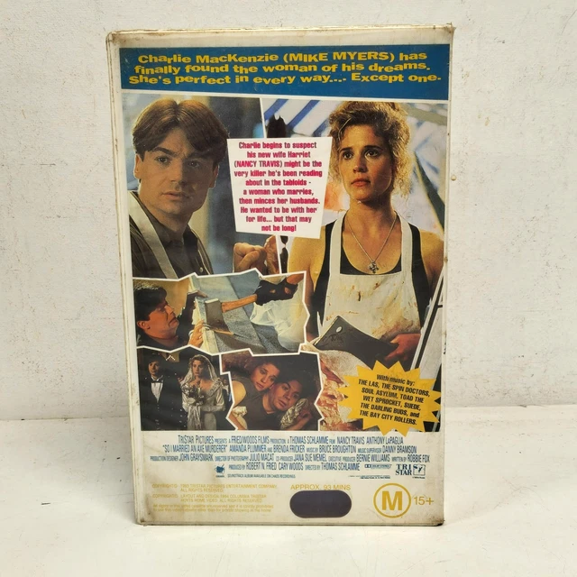 SO I MARRIED an Axe Murderer - Big Box Ex Rental VHS Tape $25.50 ...