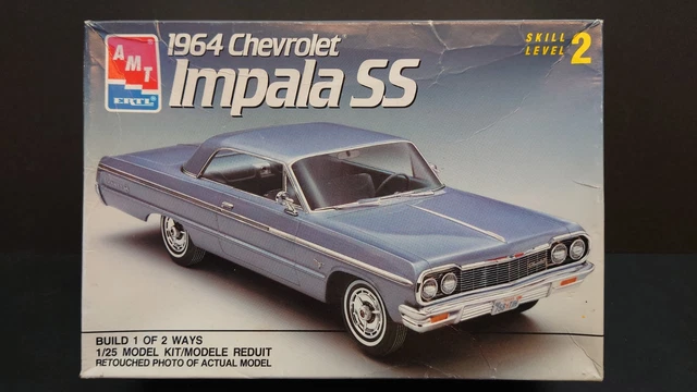 AMT 1964 Chevrolet Impala Built - 1/25 Scale Model Kit Collection Lot ...