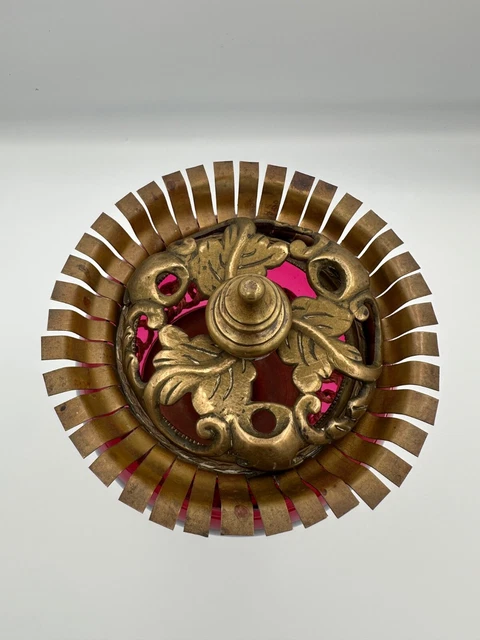 ANCIEN ÉLÉMENT DE veilleuse Saint Sacrement religieux lampe de ...