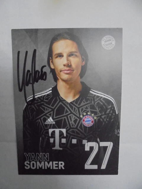 ORIGINALAUTOGRAMM YANN SOMMER, FC Bayern München EUR 12,50 - PicClick DE