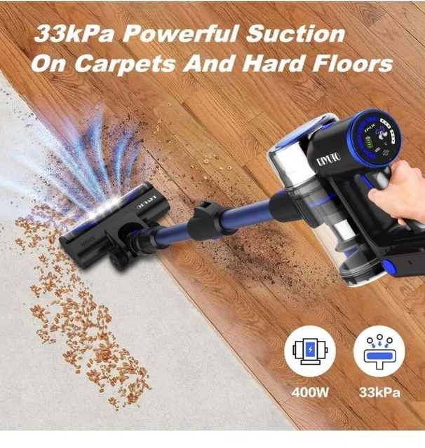 DIYUTO CORDLESS VACUUM Cleaner, Auto Mode & Detect Sensor , 99.9% Dust ...