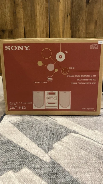 SONY MICRO HI-FI System CMT-NE3 Stereo With Compact Disc And Cassette ...
