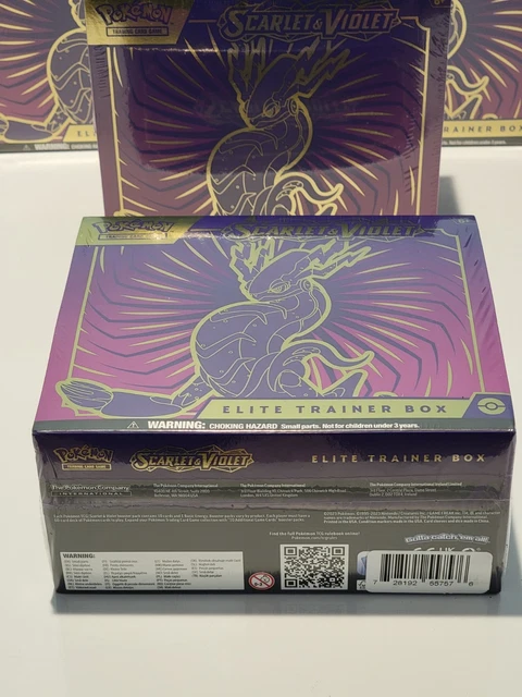 SCARLET & VIOLET POKEMON TCG Elite Trainer Box MIRAIDON Sealed NEW $74. ...