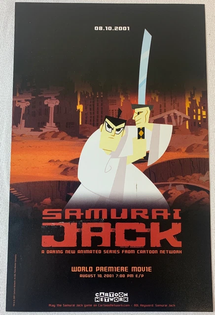 2001 CARTOON NETWORK Samurai Jack Ad Page EUR 8,63 - PicClick DE