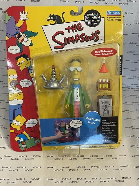 Figura Professor Frink World Of Springfield Playmates Los Simpson Serie