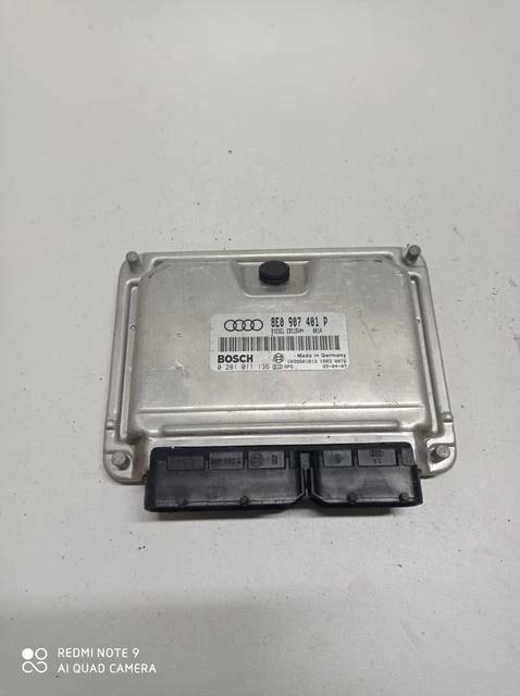 CALCULATEUR MOTEUR ECU Audi A6 2.5 Tdi Immo Off 0281011136 / 8E0907401P ...