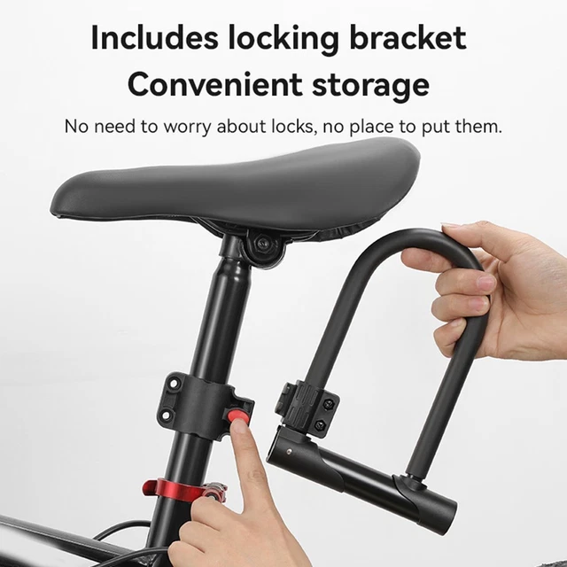 FLEXIBLE U LOCK for Bicycles with PVC Cover and Steel Cable ...