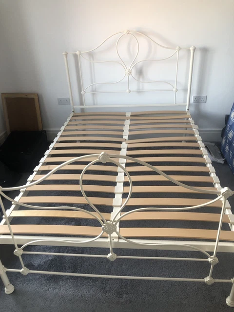 LAURA ASHLEY IVORY Double Bed Frame Very Good Condition. £125.50 ...