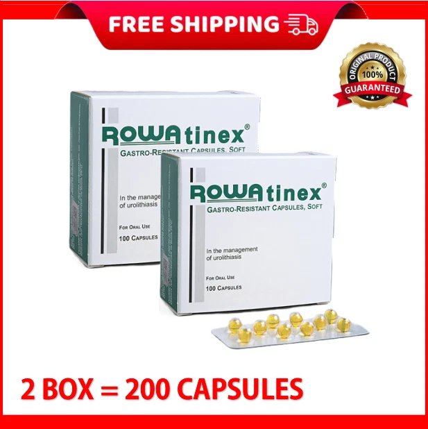 ROWATINEX 2X100 CAPSULES for Renal Urinary Disorder + FREE SHIPPING $62 ...