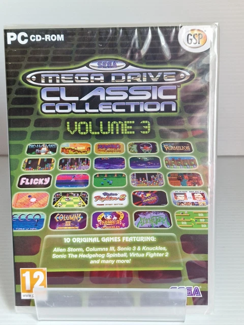 SEGA MEGA DRIVE Classic Collection Volume 3 PC CD-ROM NEW & SEALED £12. ...