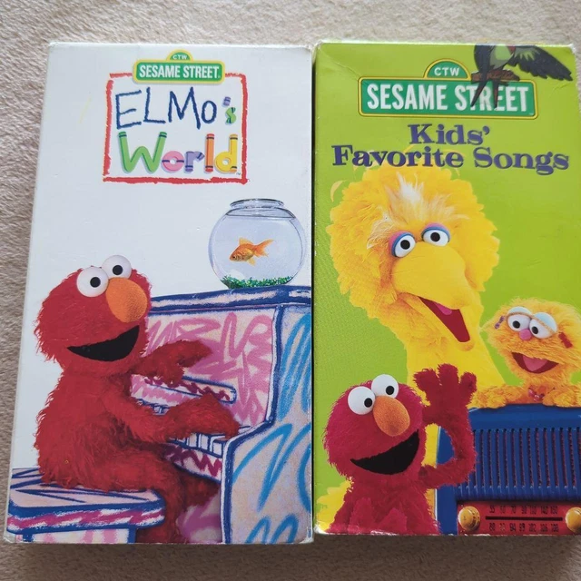SESAME STREET ELMOS World Kids Favorite Songs VHS £35.24 - PicClick UK