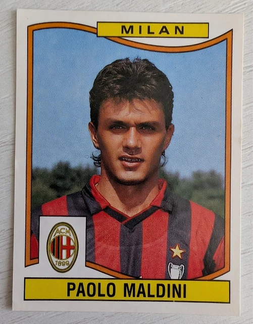 FIGURINA STICKER PAOLO MALDINI N 215 MILAN CALCIATORI PANINI 1990-91 - NEW EUR 0,99 - PicClick IT
