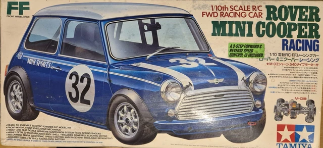 TAMIYA RC ROVER Mini Cooper Racing Car 1/10 58211 Remote Control Japan ...