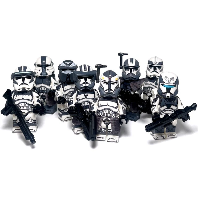 WOLF PACK CUSTOM Minifigures Star Wars 104th Battalion Commander Wolffe ...