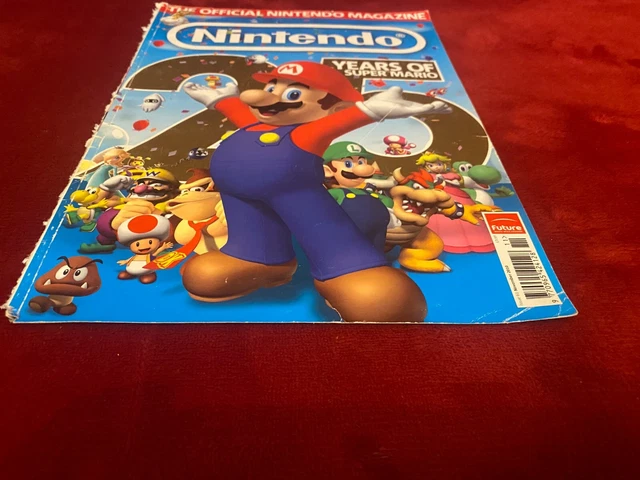 GAME1 NINTENDO MAGAZINE Cover Page 11X8 Super Mario 25 Years £8.99 ...