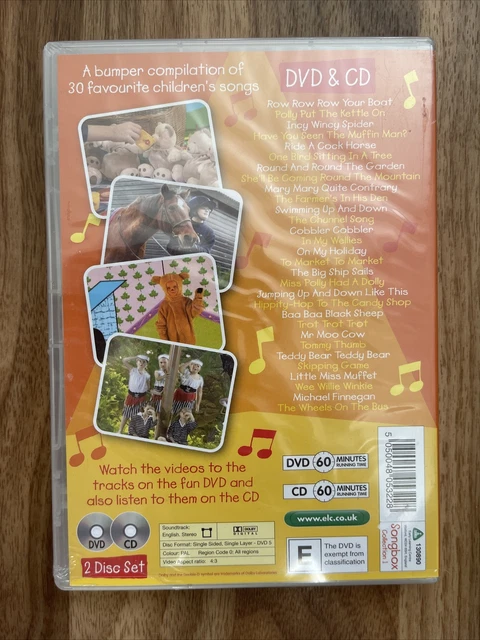 EARLY LEARNING CENTRE Song Box Collection 1 - DVD and CD Pack, 30 Fav ...