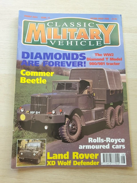 CLASSIC MILITARY VEHICLE Magazine Issue 15 August 2002 Commer Beetle ...