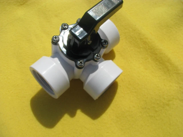 3-WEGE VENTIL STEUERVENTIL für Poolheizung Solarkollektor Bypass Pool 1 ...