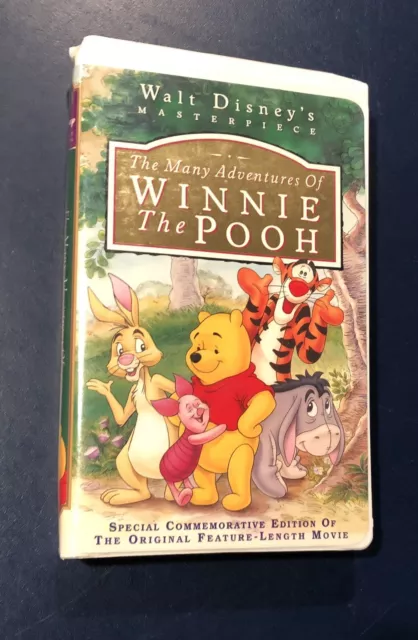 1996 Walt Disneys Vhs Many Adventures Of Winnie The Pooh Masterpiece