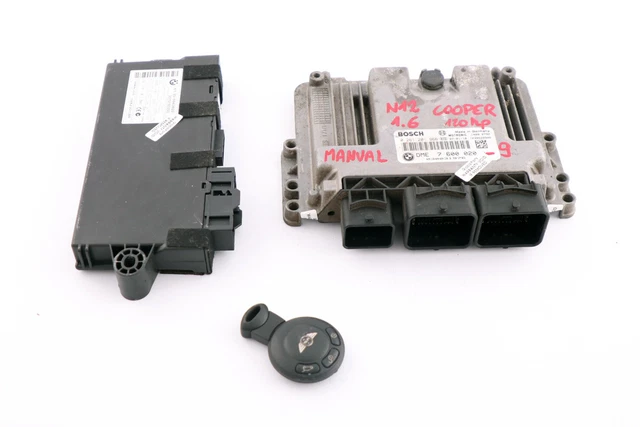 MINI COOPER 9 R55 R56 R57 N12 1.6 Moteur ECU Kit DME CAS 3 Clé Manuel ...