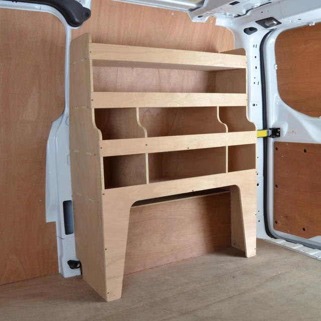 TRANSIT CUSTOM VAN Racking Ply Shelving SWB LWB 13 to 23 either side of ...