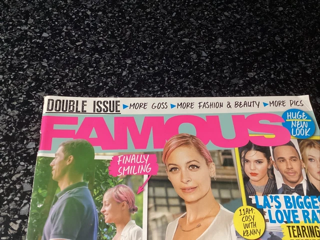 FAMOUS MAGAZINE, JUNE 15, 2015. Double Issue. $9.00 - PicClick AU