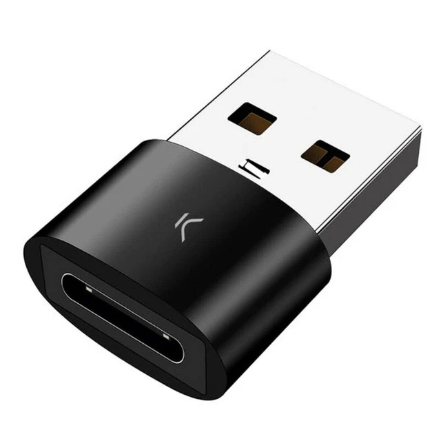 KSIX SMART YOUR tech USB Type C Female to USB Type A Male Adapter 2.0 ...