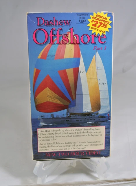 DASHEW OFFSHORE (VHS) Boating 2 Hour Video Sailing Docking Reefing ...