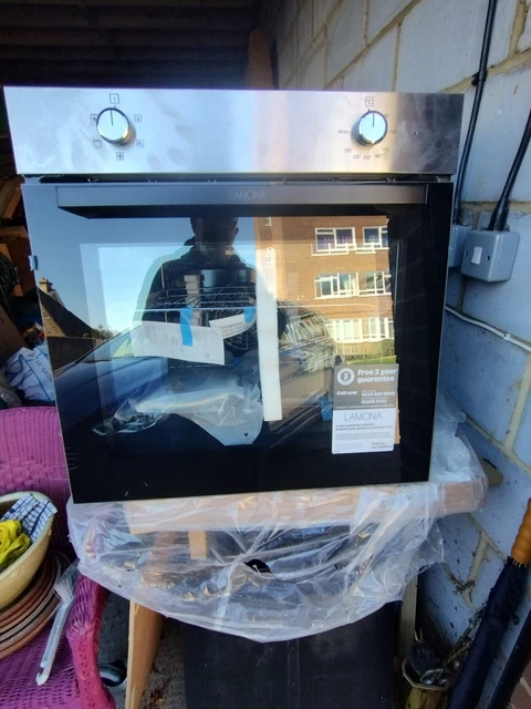 LAMONA LAM3451 BUILT-IN Stainless Steel Single Fan Oven and Grill ...