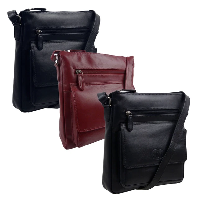 DAMEN LEDER NORD/SÜD Umhängetasche Iceland Range von Rowallan of ...