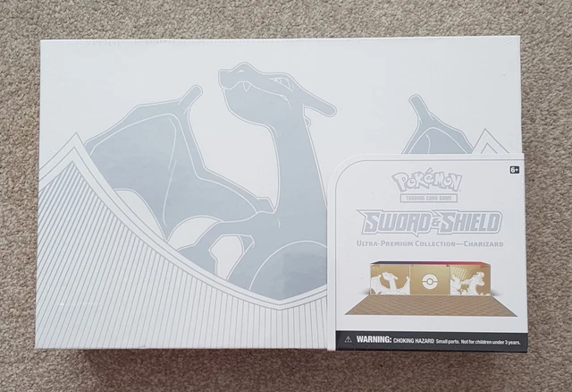 CHARIZARD ULTRA PREMIUM Collection Box - 16 Packs - Pokemon TCG Sword ...