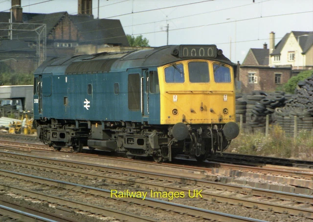 RAILWAY PHOTO - Class 25 BR Blue Half Frame At Kenton - 25 120 £2.00 ...