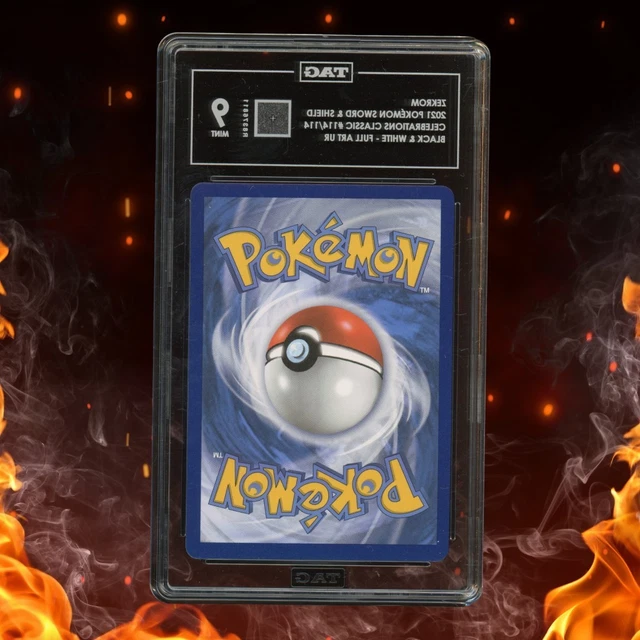 POKEMON CELEBRATIONS CLASSIC ZEKROM 114/114 Black & White TAG 9 $59.95 ...