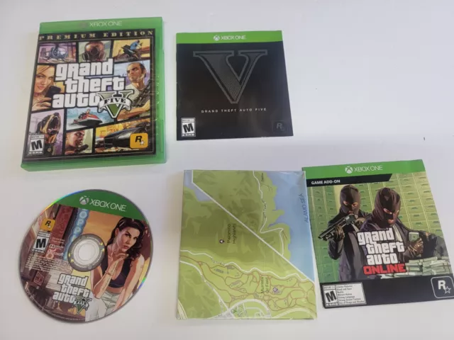 Grand Theft Auto V Premium Online Edition Gta 5 Xbox One Cib Completo