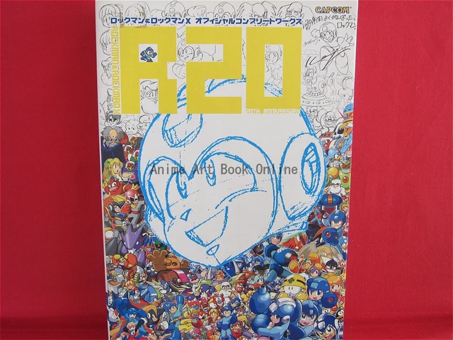 R20 MEGA MAN Rockman & Mega man Rockman X Official Complete Works Art ...