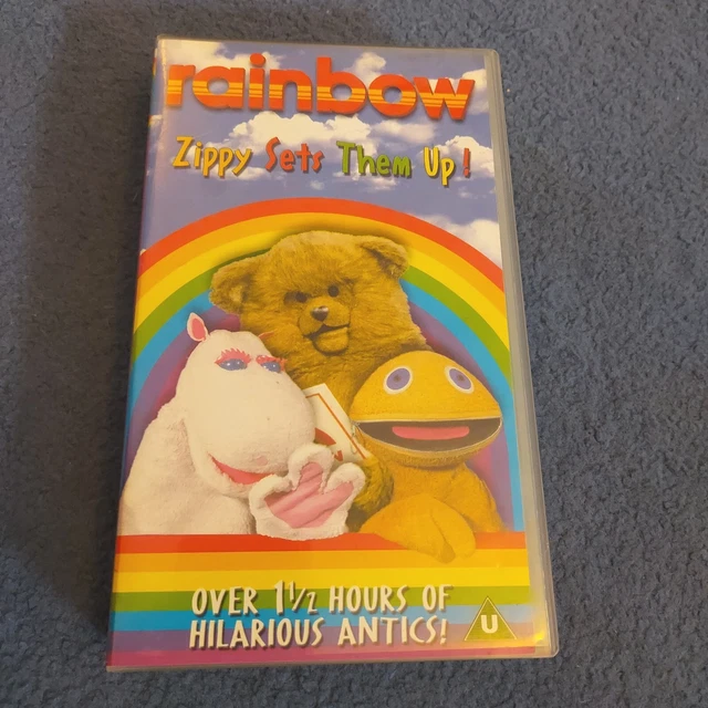 Rainbow Zippy Sets Them Up Original Airing 1988 Vhs 2001 6 50