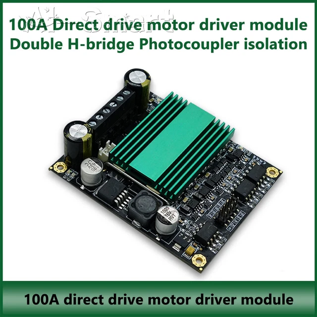 100A DC MOTOR drive Module High Power Motor Speed Control Dual Channel ...