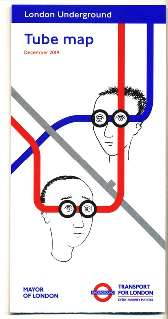 LONDON UNDERGROUND TUBE MAP DEC 2019 Station Index,Transport,Journey ...