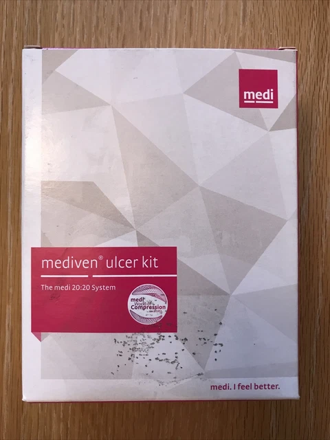 MEDIVEN ULCER STOCKING Two-Layer Kit 20:20 Systen - Open Toe Petite ...