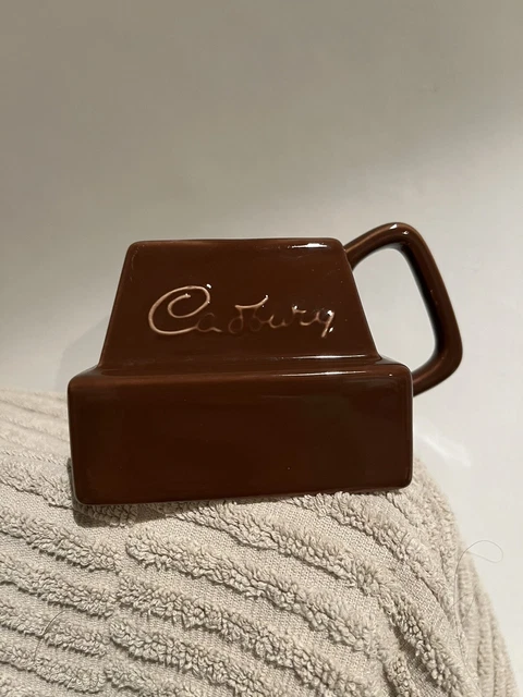 VINTAGE CADBURY’S DRINKING Chocolate Block Chunk Cube Mug £4.99 ...