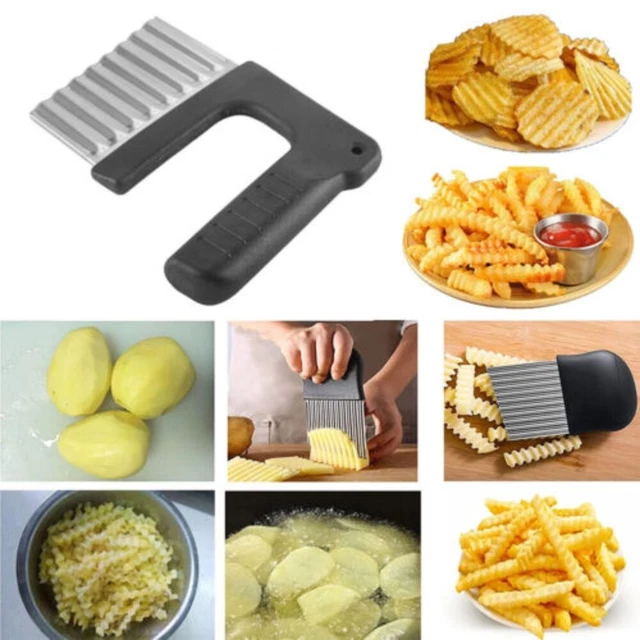 TOOLS WAVE SHAPED French Fries Making Fold Cutting Potato Cutting ...