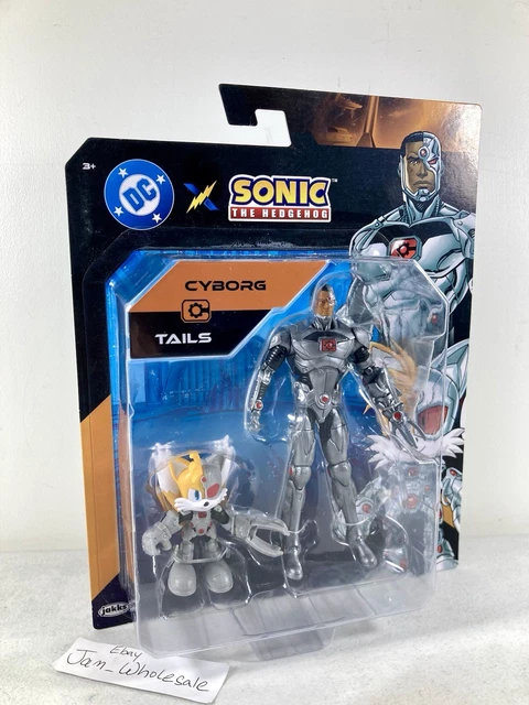 DC X SONIC the Hedgehog Cyborg and Tails 2-Pack Jakks Pacific NEW ...