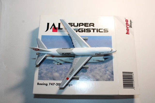 HERPA WINGS 1:500 Flugzeug 502481 Boeing 747-200 Cargo JAL SUPER LOGISTICS OVP EUR 17,00 ...